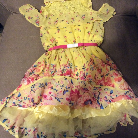 Beautees | Dresses | Cold Shoulder Shirt Waist Dress W Belt | Poshmark